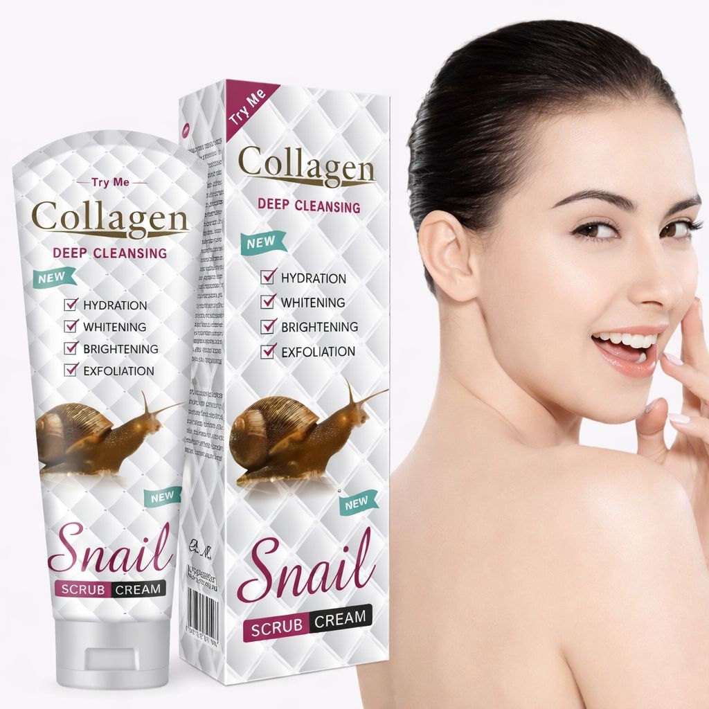 Collagen Snail Scrub Cream – Shop at XD21